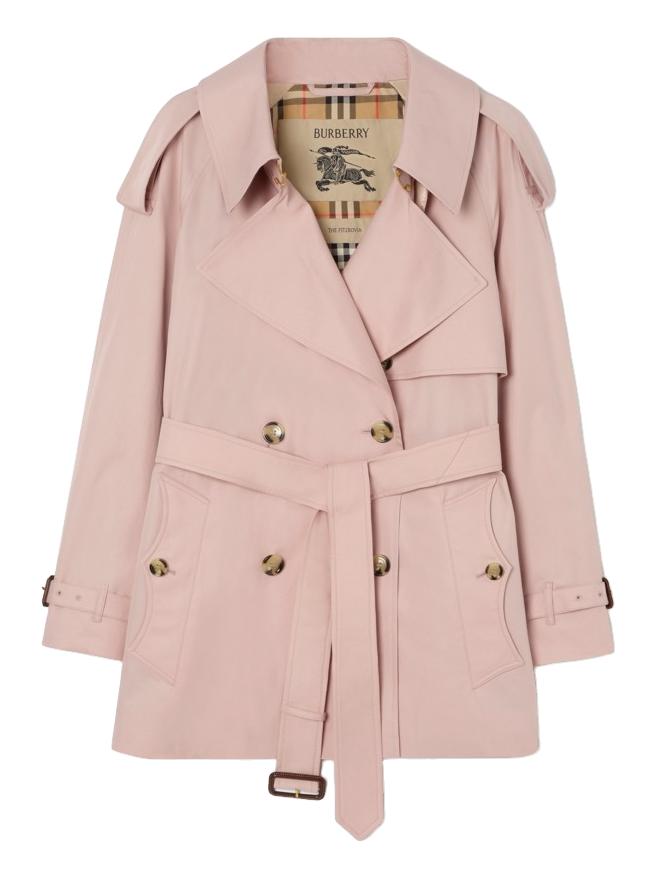 BURBERRY Burberry Short Tropical Gabardine Fitzrovia Trench Coat